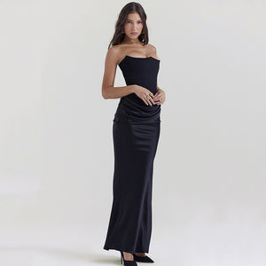 Hayley Strapless Corset Maxi Dress